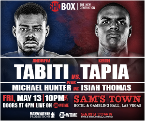 Andrew Tabiti vs Keith Tapia En Vivo | Boxeo Live – Vakeo Urbano