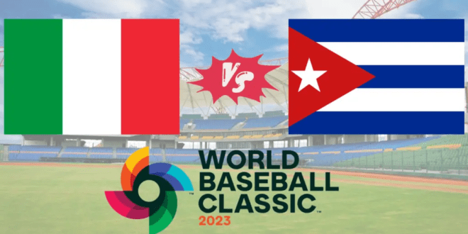 Transmisión En Vivo Italia vs Cuba | Clásico Mundial de Baseball, World ...